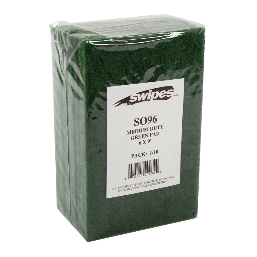 Green Scouring Pads 6"x9" 10EA — Eccolo Foods