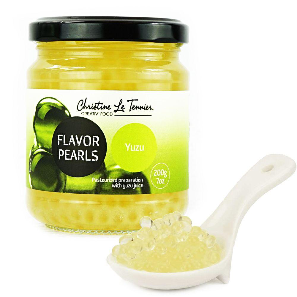 Flavour Pearls Yuzu CHRISTINE TENNIER 200 g — Eccolo Foods
