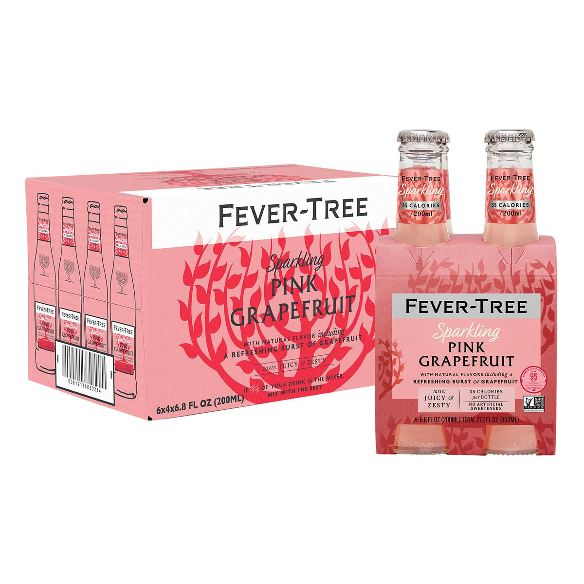 FEVERTREE Premium PINK Grapefruit 24x200ml — Eccolo Foods