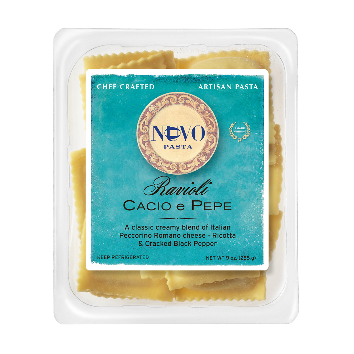 Frozen Raviolaccio Cacio Pepe Italian IMPORT BACARO 8x500gr — Eccolo Foods