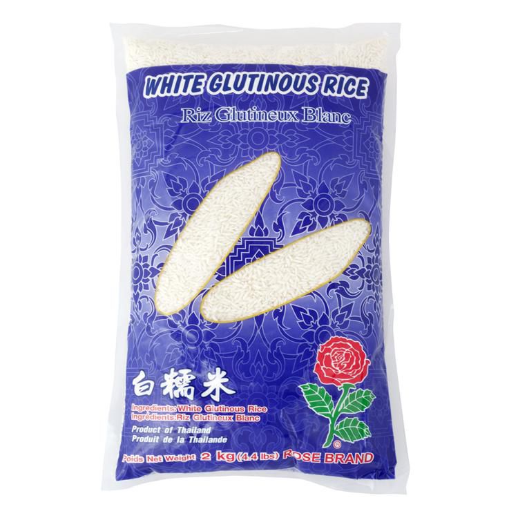 Rice White Glutinous ROSE 2KG — Eccolo Foods