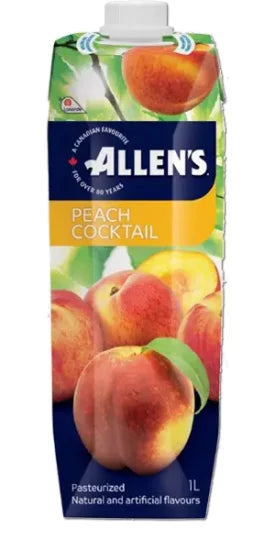 Juice Peach Cocktail ALLENS 1LT — Eccolo Foods