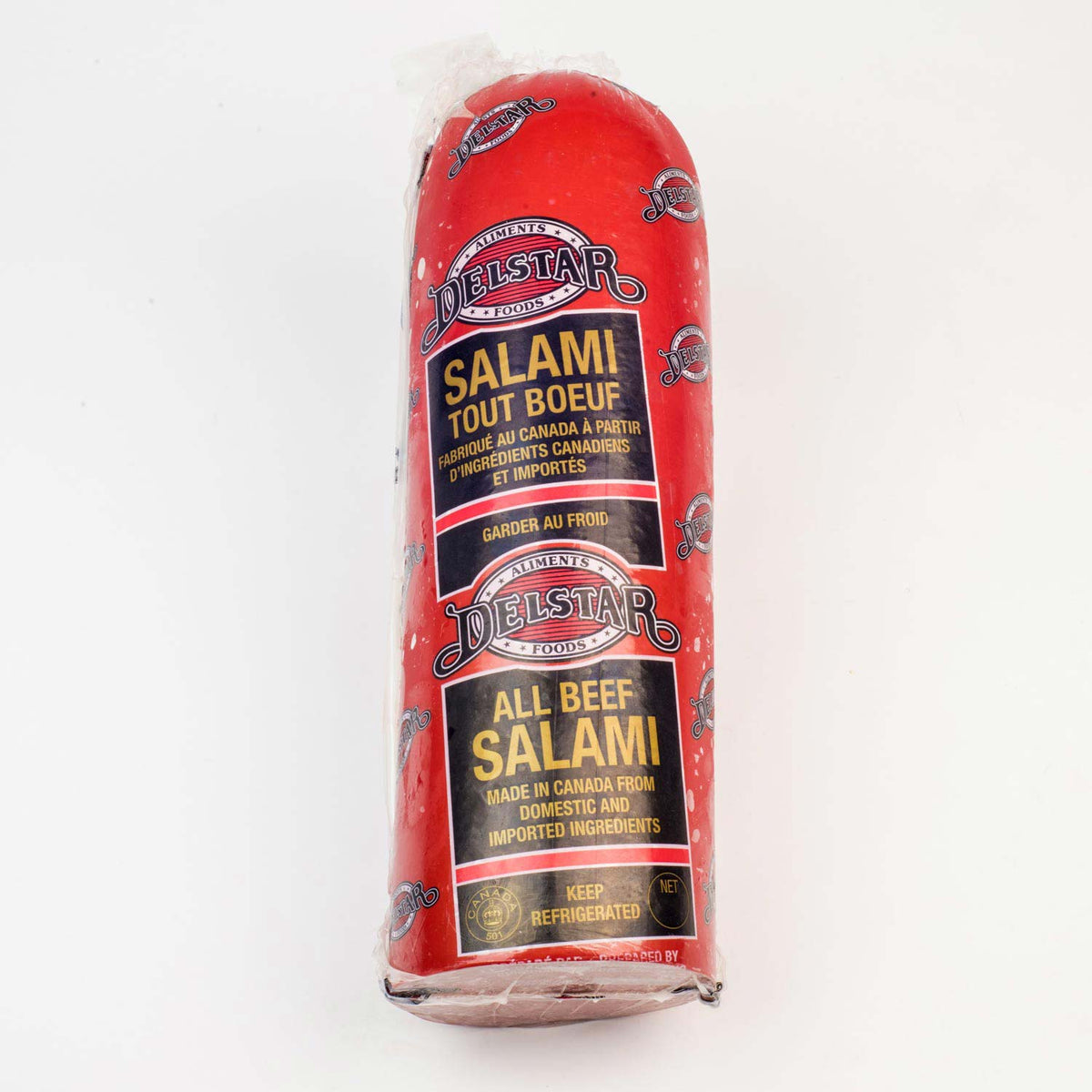 Salami beef DELSTAR AVG 1.5KG — Eccolo Foods
