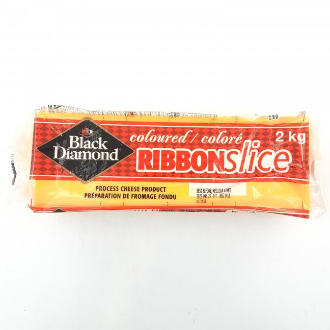 Cheddar Processed Ribbon American Cheese Slice BLACK DIAMOND 2KG ...