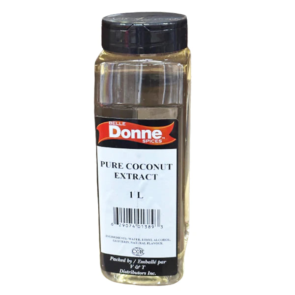 Coconut Extract Pure BELLE DONNE 1LT — Eccolo Foods