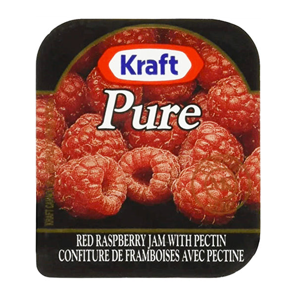 Jam Raspberry Individual Packets KRAFT 140x10ML — Eccolo Foods