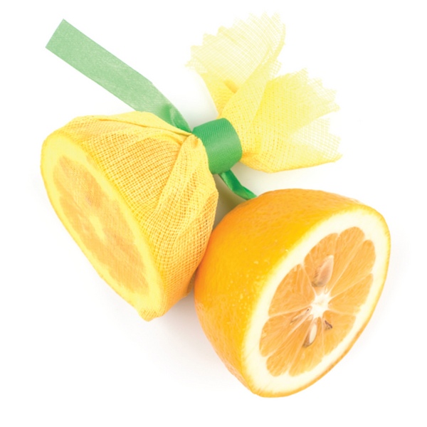 Lemon Wraps 9" White/Green Ribbon CALIBRE 10x100PC — Eccolo Foods