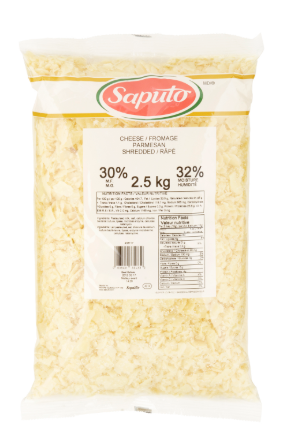 Parmesan Grated Cheese SAPUTO 2.5KG — Eccolo Foods