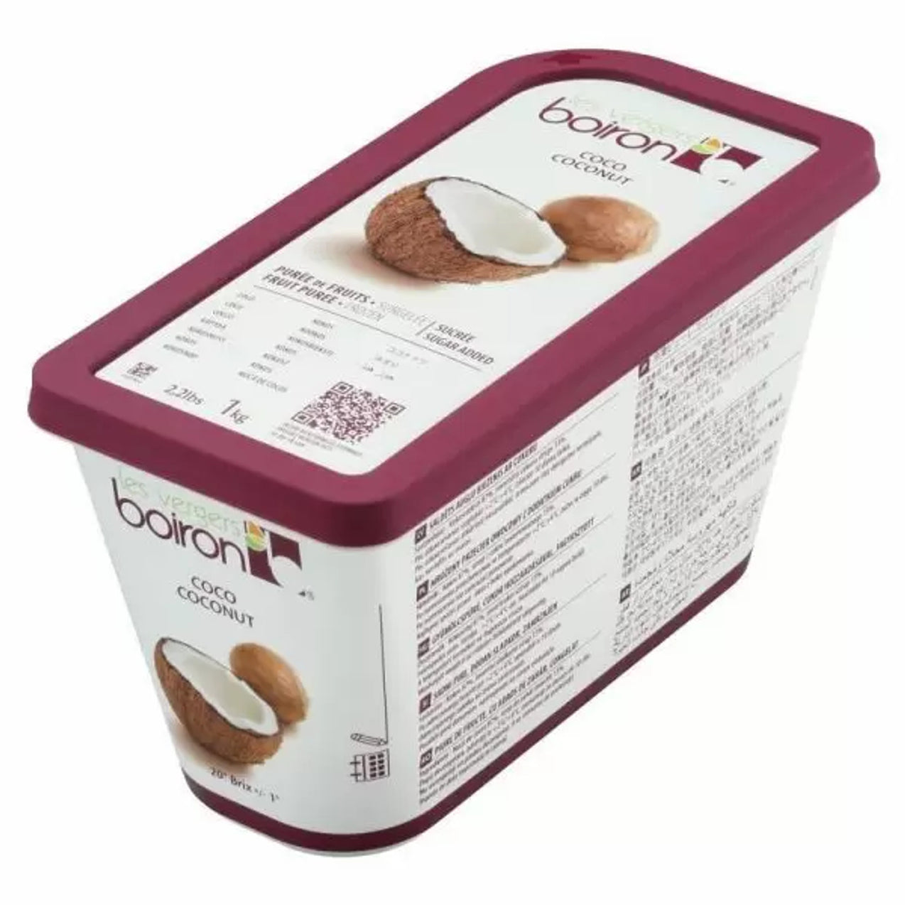 Puree Coconut Frozen BOIRON 1kg — Eccolo Foods